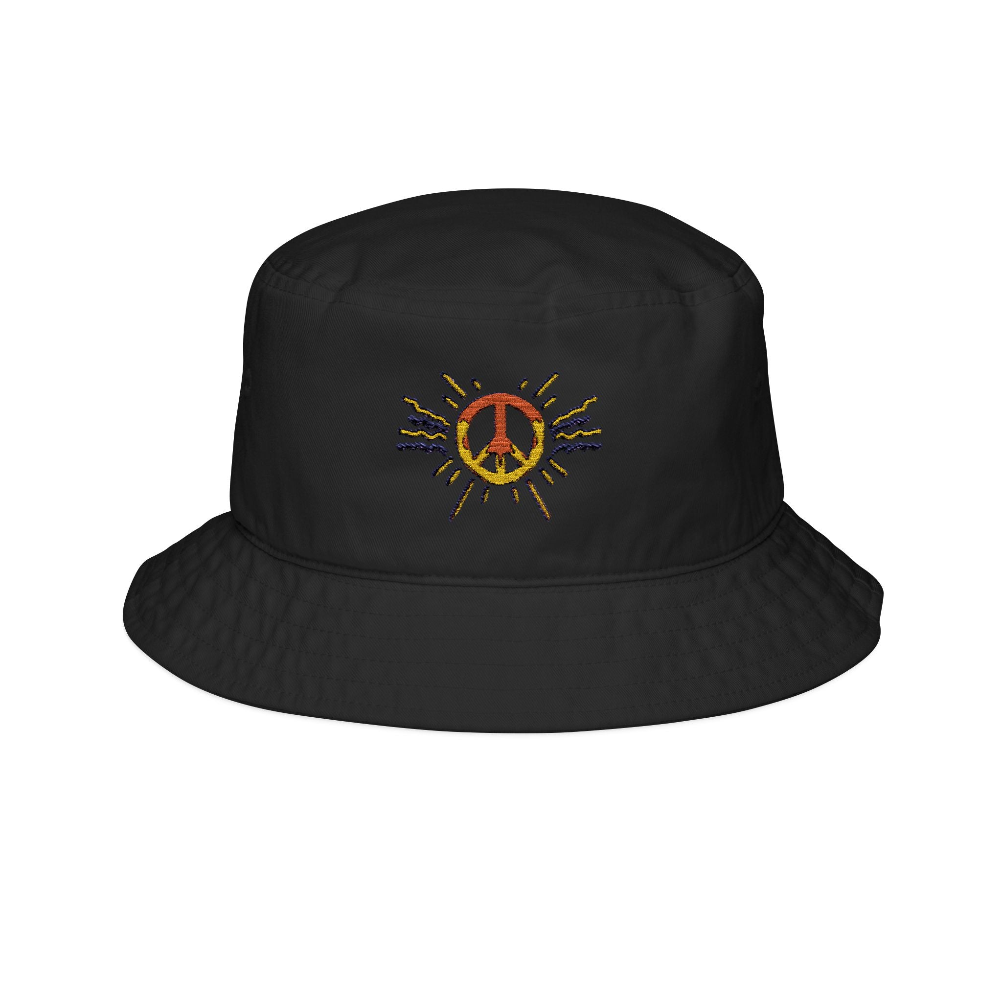 peace frequency Bucket Hat (Embroidery) – Allen's Art World